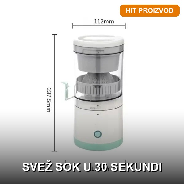 Prenosivi električni sokovnik za voće i povrće — kompaktan blender za sok u pokretu