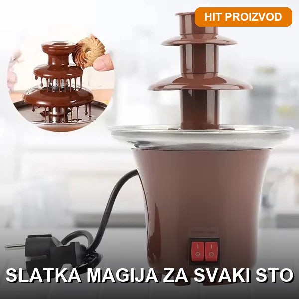 Čokoladna fontana na 3 sprata — 300-500g kapacitet, 30W