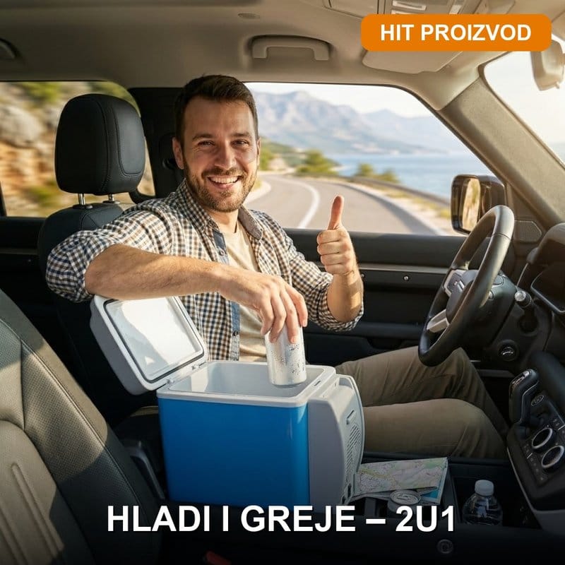 FROSTBOX 2u1 Mini Frižider i Grejač za Auto – Hladi i Greje