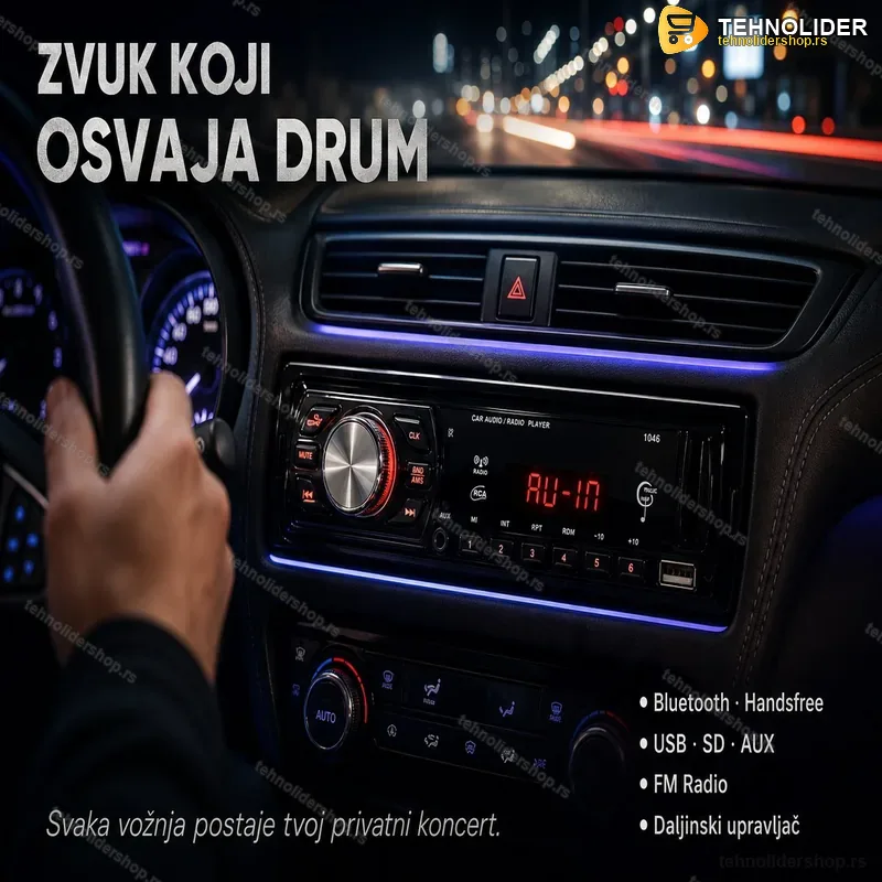 Auto radio usb/mp3/sd card bluetooth,Novi Model!