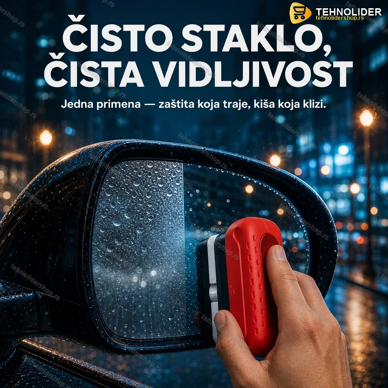 Sredstvo za čišćenje i zaštitu stakla automobila sa sunđerom 120ml