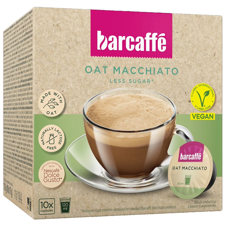 Barcaffè Oat Macchiato 10/1 | Dolce Gusto Kapsule