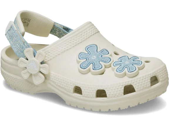 Crocs Sandale za devojčice Clsc Dnm Flwr Adj Backstrapcgt