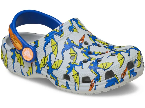 Crocs Sandale za dečake Classic Dragon Graphic Clog T