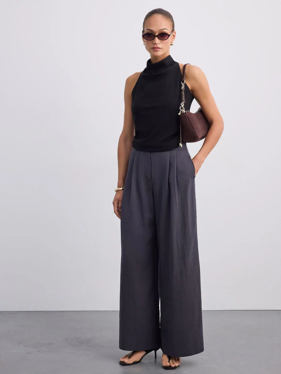 Wide leg pantalone
