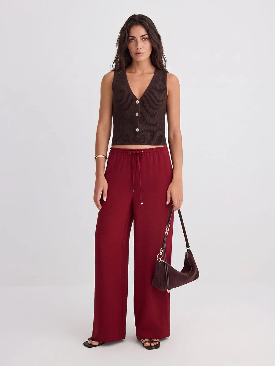 Wide leg pantalone