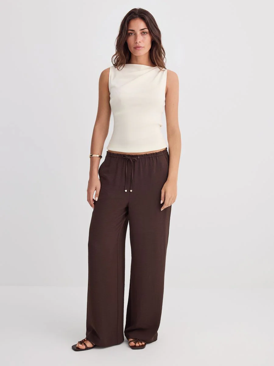 Wide leg pantalone