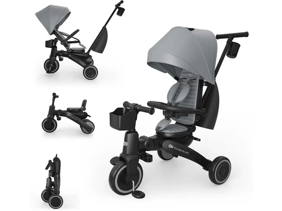 Kinderkraft Tricikl Jazz 3 KRJAZZ03GRY0000