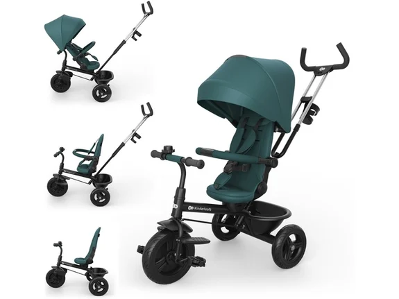 Kinderkraft Tricikl Aston 2 Plus KRASTO02GREPL00