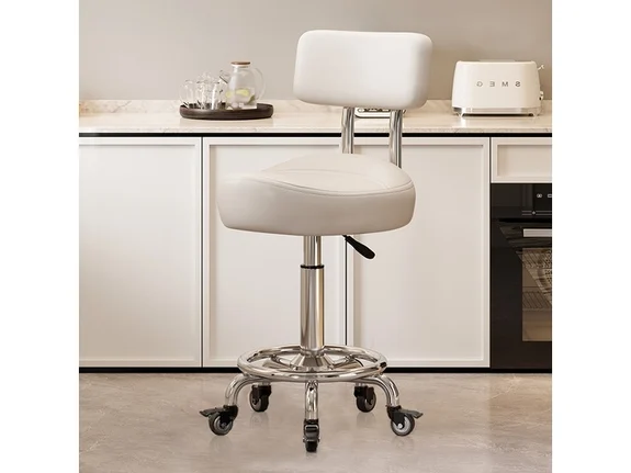 ModernHome Rotirajuća stolica sa naslonom, podesiva, za salon-ordinaciju Moderno 02 BSTKOZ002