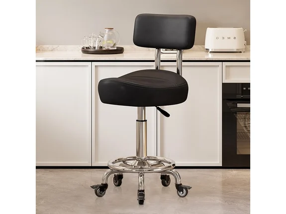 ModernHome Rotirajuća stolica sa naslonom, podesiva, za salon-ordinaciju Moderno 01 BSTKOZ001