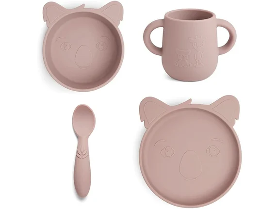 Nuuroo Silikonski set za jelo Lykke Koala Woodrose