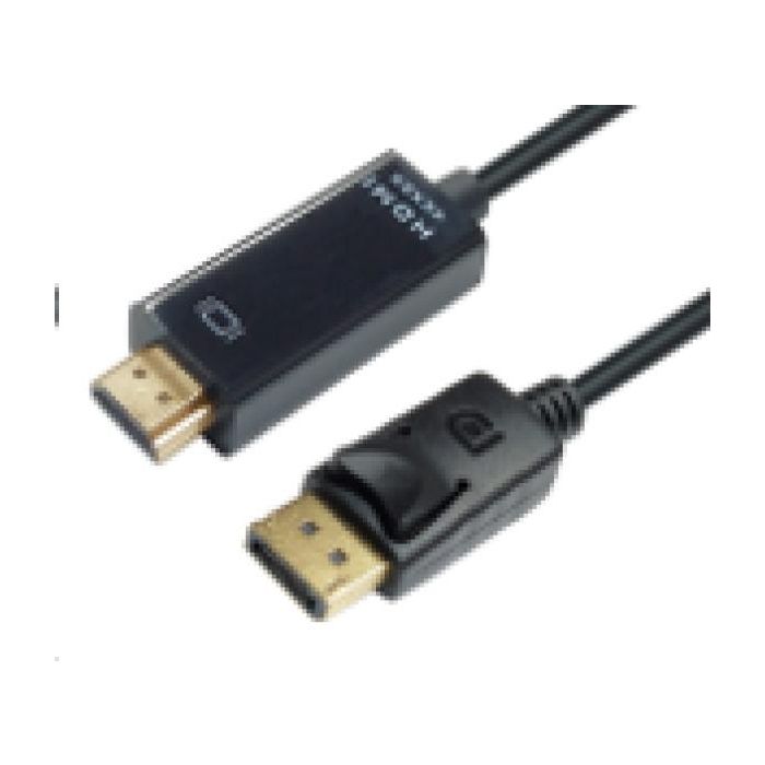 Kabl Stars Solutions DP na HDMI M/M crni 1.8m