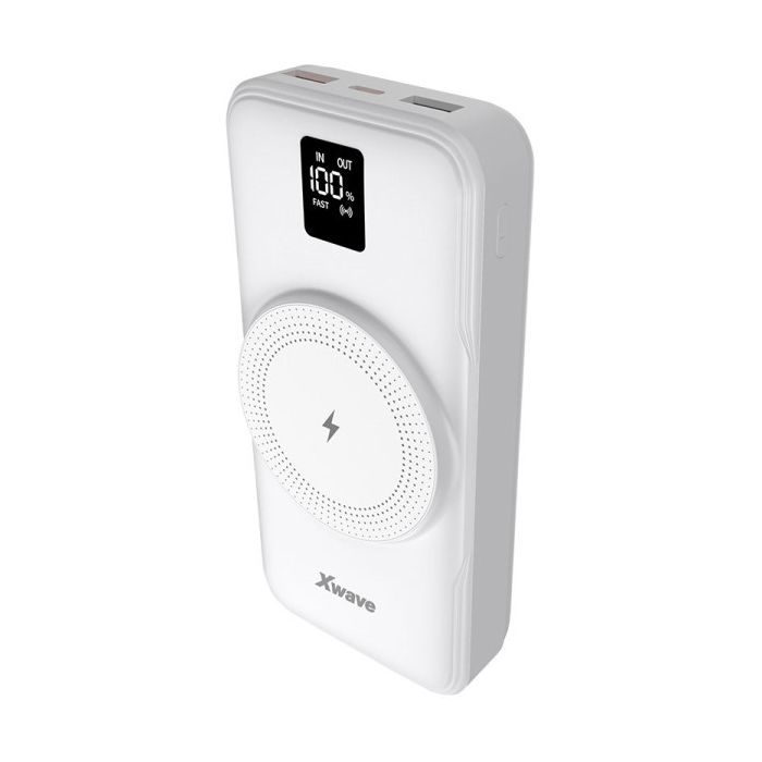 Xwave GoEnergy 20Wd white Power bank eksterna baterija 20000mAh/20W/15W wireless/PD/QC3.0