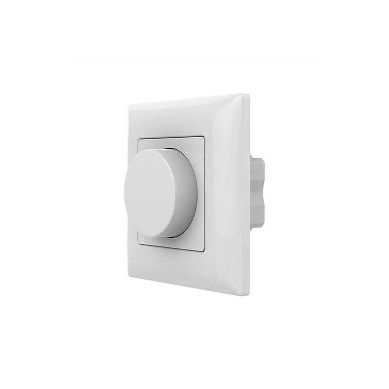 DIMER REGULATOR ZA LED HALOGENE I OBIČNE SIJALICE SET ZIDNI I RISIVER 220V TRIAC KS BELI SMARTLED
