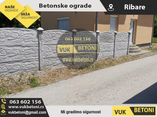 BETONSKE OGRADE - PROJEKAT 70