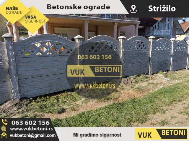 BETONSKE OGRADE - PROJEKAT 91