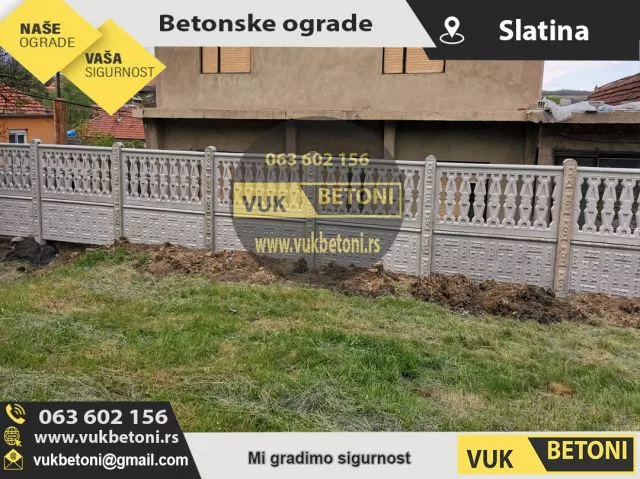 BETONSKE OGRADE - PROJEKAT 79