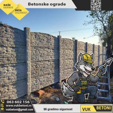 BETONSKE OGRADE VUK - OGRADE ZA SVA VREMENA