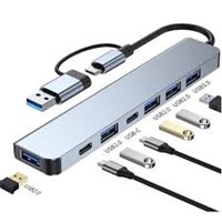 ADAPTER USB3.0+C - USB3.0+4xUSB+2xC