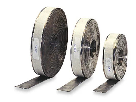 Self adhesive lead strip