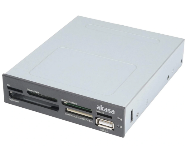 CITAC KARTICA 3.5′ AKASA AK-ICR-07 INTERNAL 6-PORT CARD READER – BLACK