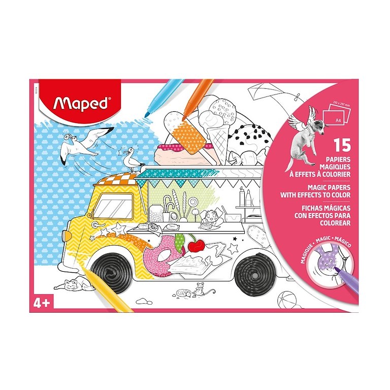 BOJANKA MAPED M831214 MAGIC – 210X297MM