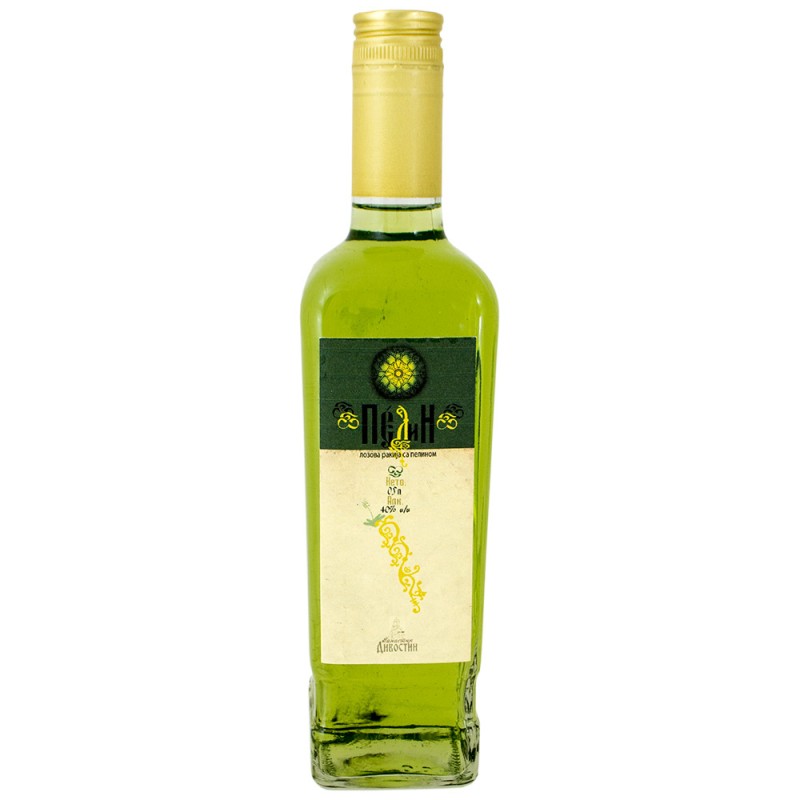 Rakija pelin 0.5 l, 40% vol.