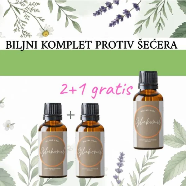 Komplet protiv šećera (3x50ml.)