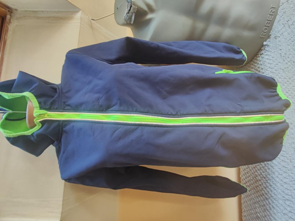 Jakna softshell teget zelena fluo XXS-M unisex