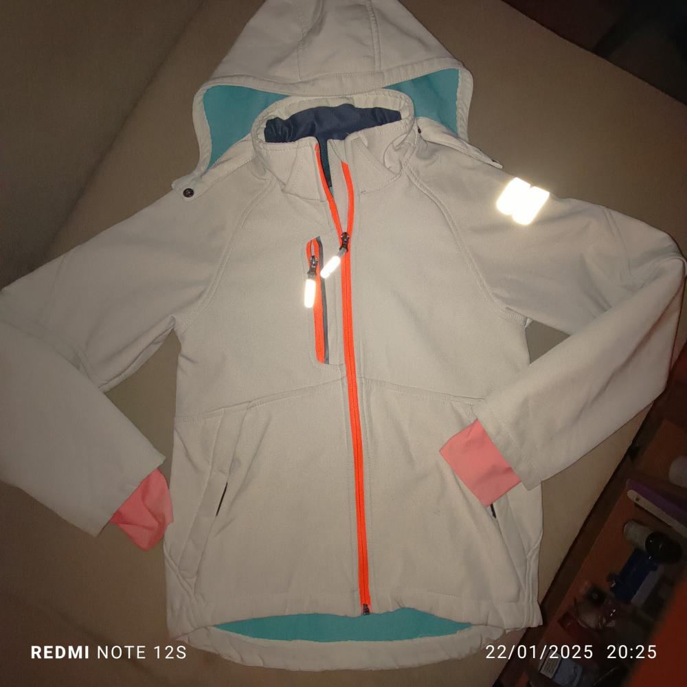 Jakna bela softshell XXS-S 158-164cm