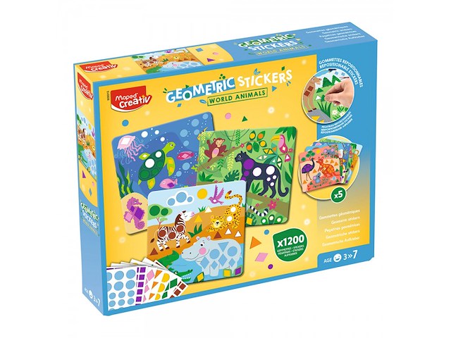 MAPED CREATIV SET GEOMETRIJA ŽIVOTINJA