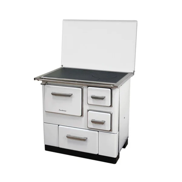 Šporet na čvrsto gorivo 3E DP Beli Levi MBS 10520