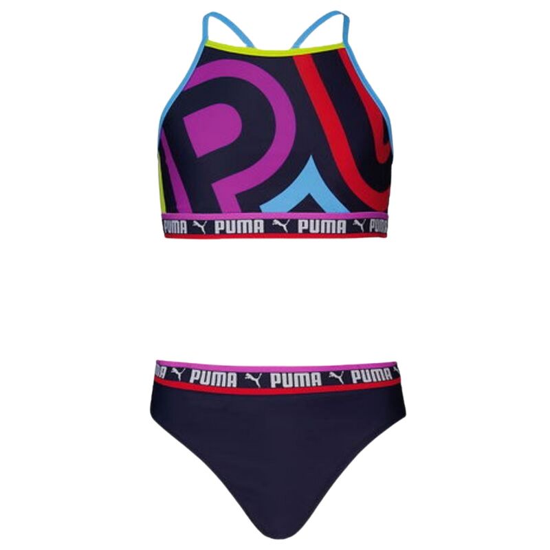 DEČIJI KUPAĆI KOSTIM PUMA SWIM GIRLS PLACED PRINT BIKINI SET 1P