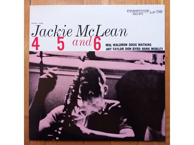 Jackie McLean ‎– 4, 5 And 6  (Japan Press)