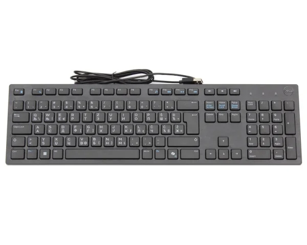 Tastatura KB216 crna Dell žična USB srpski ćirilični raspored