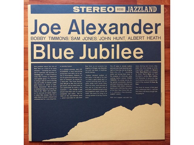 Joe Alexander with Bobby Timmons - Blue Jubilee (Japan