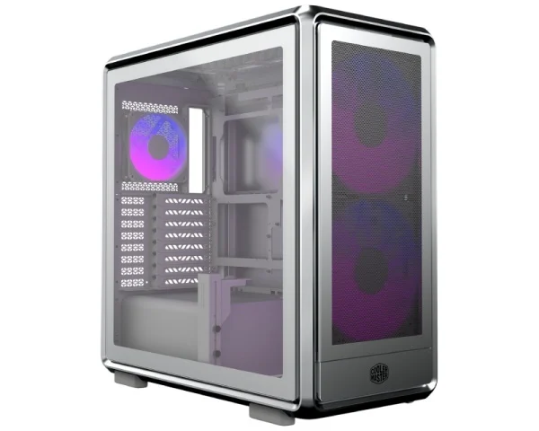 Kućište MasterFrame 600 Mesh srebrno Cooler Master Mid Tower ATX ARGB (MF600M-SGNN-S01)