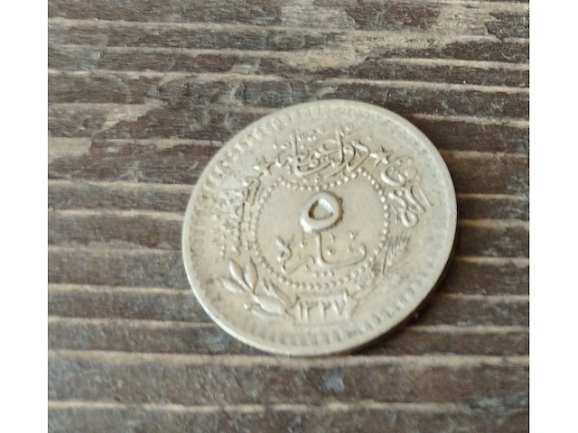 TURSKA 5 PARA 1909