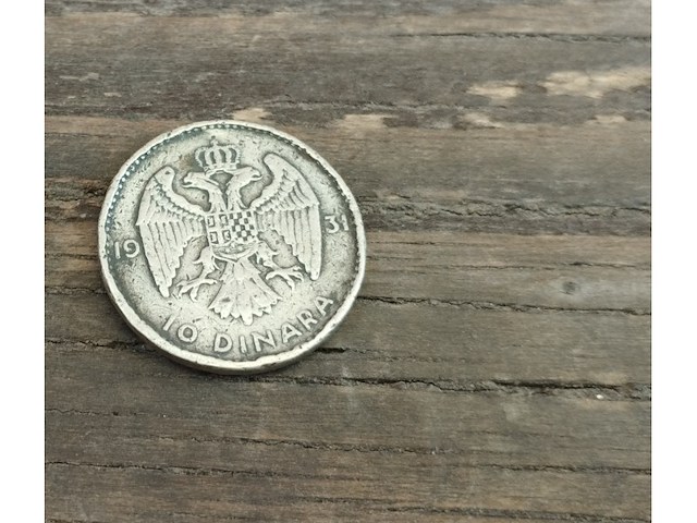 10 DINARA 1931 SREBRO