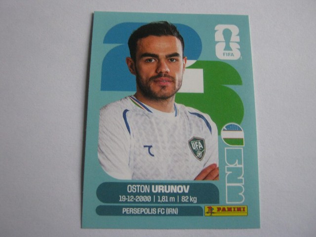 Panini FIFA WC 2026 : UZB 17