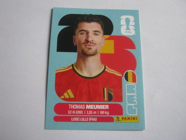 Panini FIFA WC 2026 : BEL 8