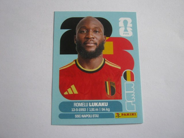Panini FIFA WC 2026 : BEL 20