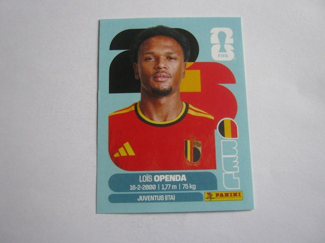 Panini FIFA WC 2026 : BEL 19