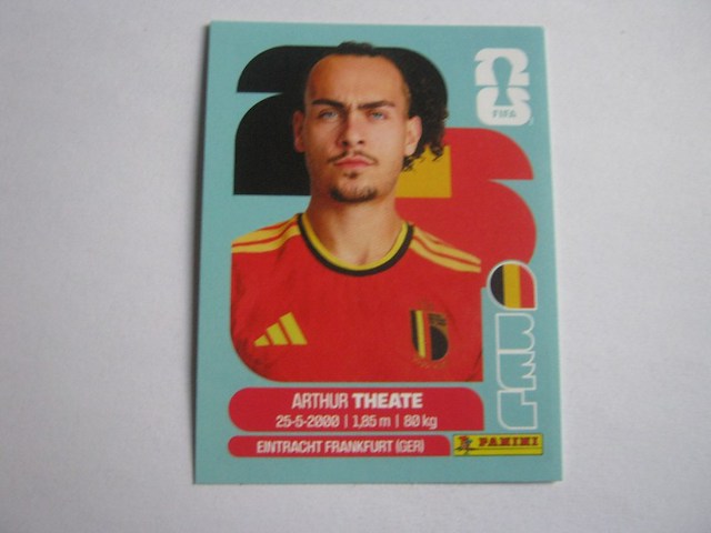 Panini FIFA WC 2026 : BEL 3