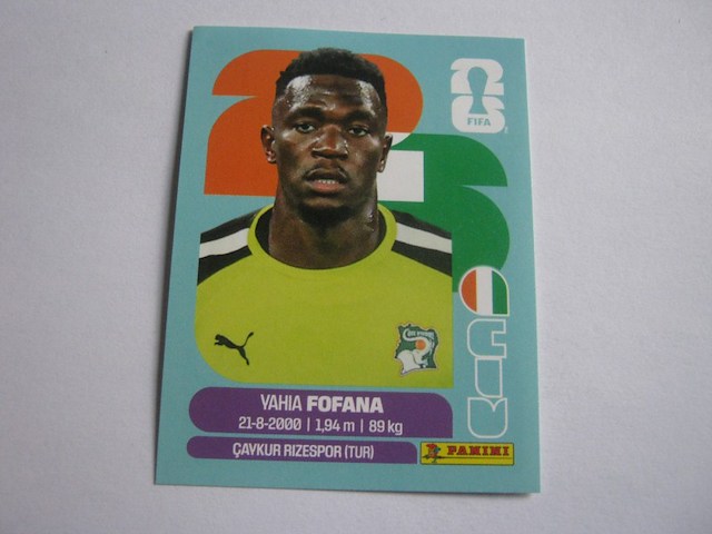 Panini FIFA WC 2026 : CIV 2