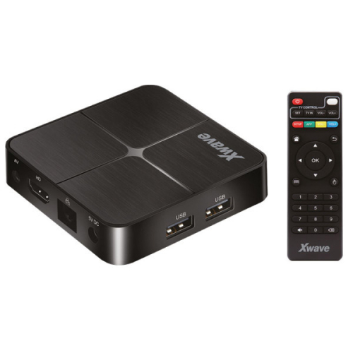 Xwave TV BOX X1 Smart TV 4K/Android10/2GB/16GB/HDMi/RJ45/Wifi/USB/AUX