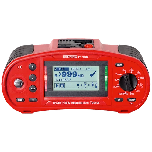 Tester izolacije uzemljenja i mreža IT-130 True Rms BENNING
