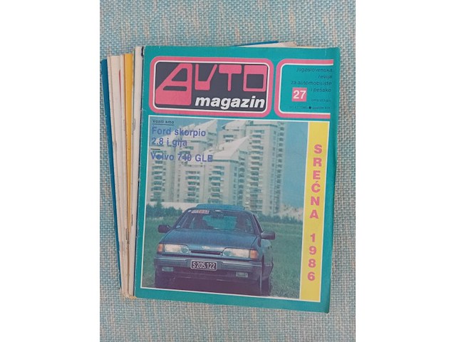 Auto magazin 8 brojeva za 1985 godinu