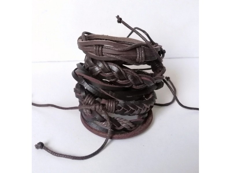 Narukvice set braon 5x (1)